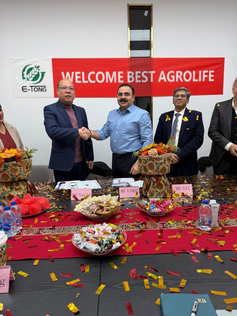 Best Agrolife and Shanghai E-Tong Partners for Sustainability
