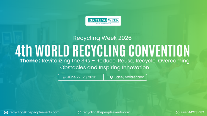 4th World Recycling Convention (Recycling Week 2026) | Chemical ...